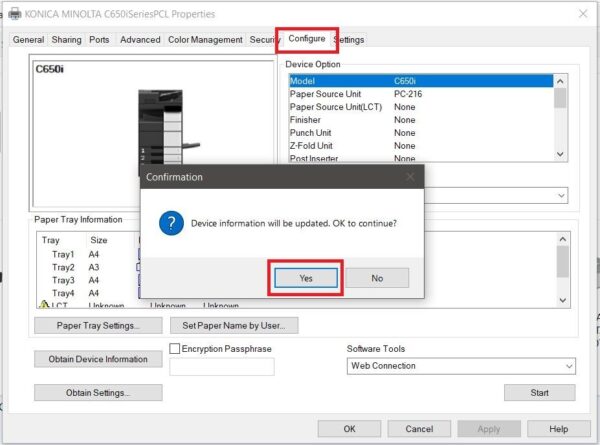 How to Obtain Device Information - Konica Minolta+ Assist