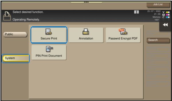 How to Setup Secure Print On Windows PC - Konica Minolta+ Assist