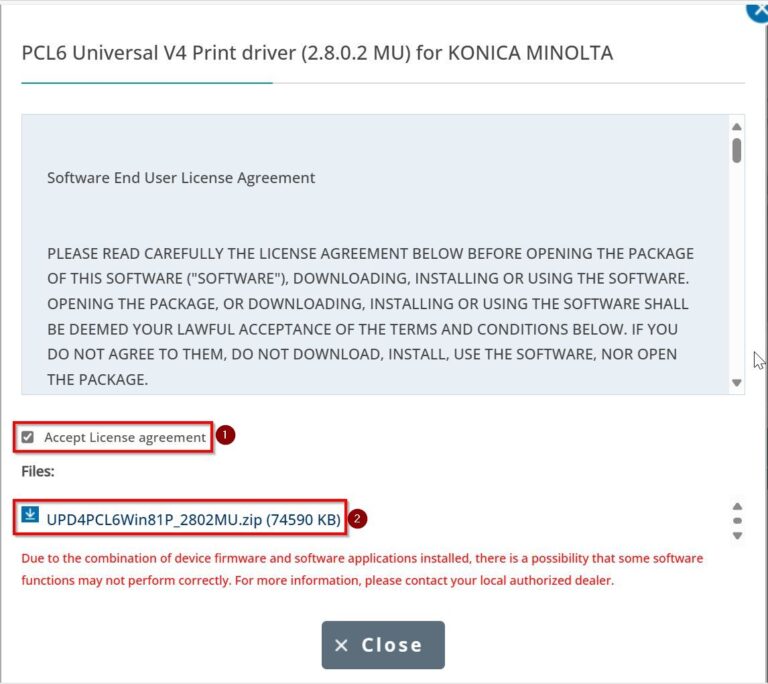 How To Download The Universal Printer Driver V4 From The Download ...